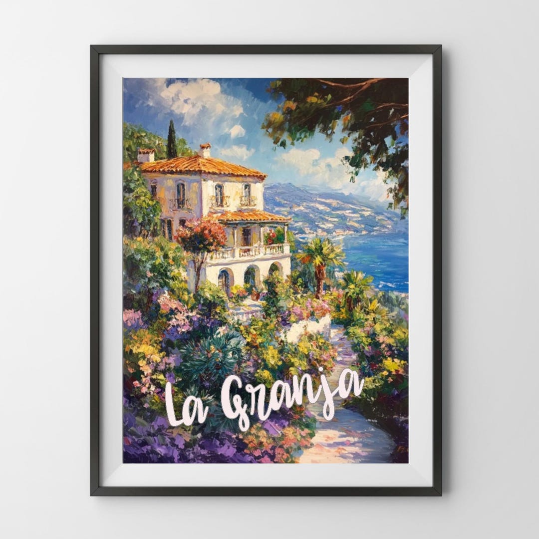 La Granja Board Game Print Rolled Poster Gift for Gamer Father Mother ...