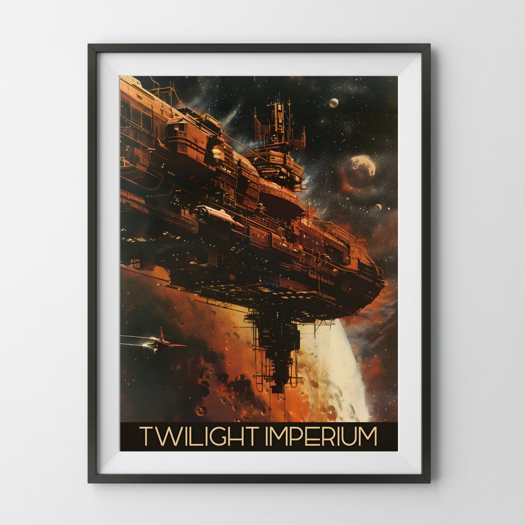 Twilight Imperium Board Game Poster, Scifi Science Fiction Space Board ...