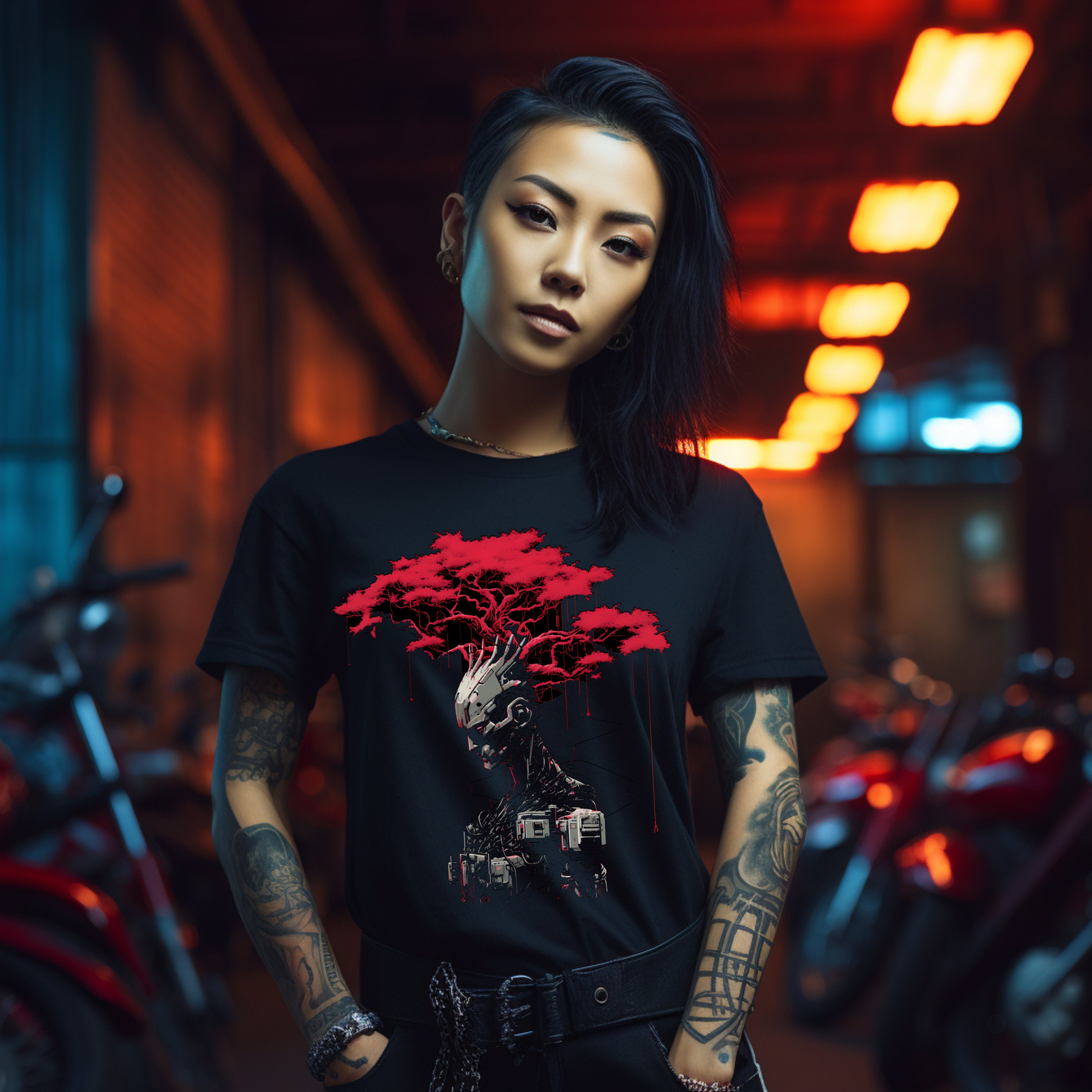 Cyberpunk Shirt, Cyberpunk Clothing Outrun T Shirt Vaporwave Shirt ...