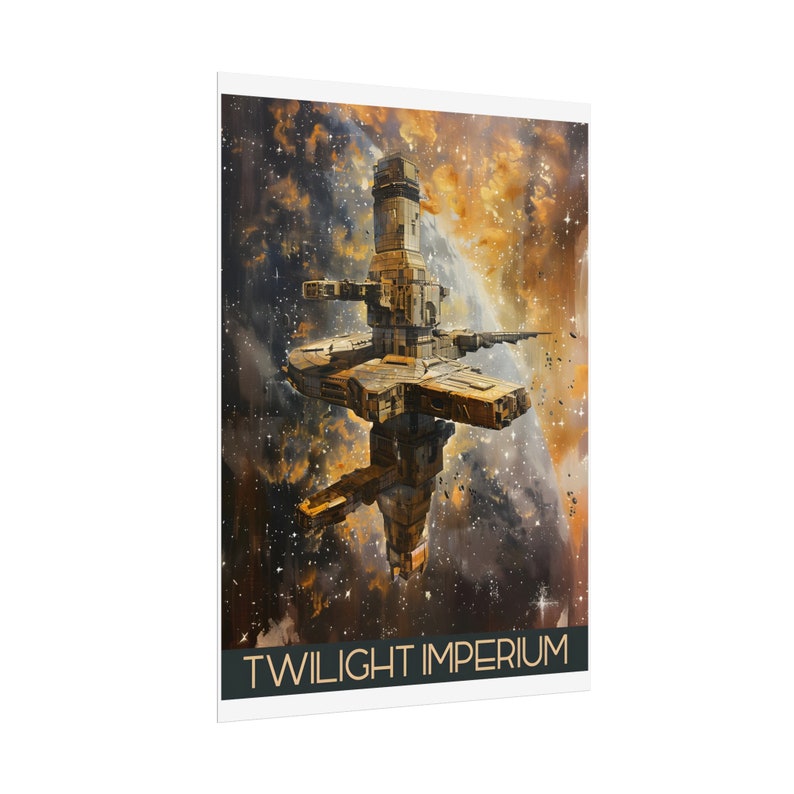 Twilight Imperium Board Game Poster, Scifi Science Fiction Space Board ...