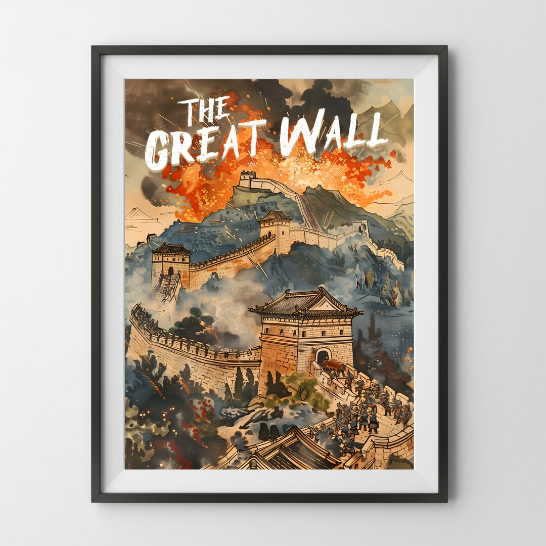Great Wall Board Game Poster, China Mongols Gunpowder Fantasy Board ...