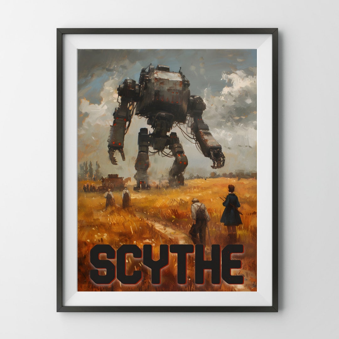 Scythe Board Game Poster, Winter Mech Robots 1920s Eastern Europe ...