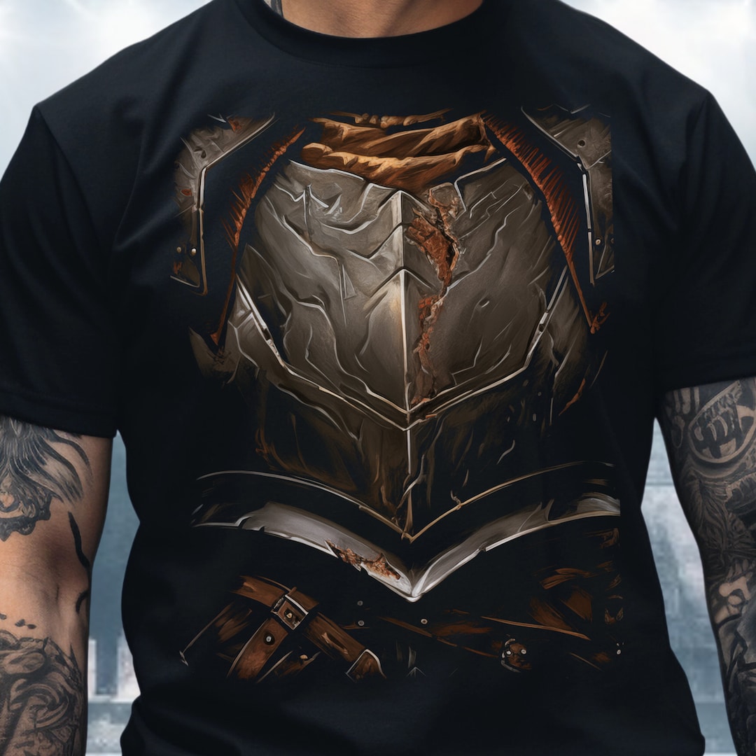 Fantasy Rusty Knight Armour Shirt, DND Tolkein LOTR Lord of the Rings D ...