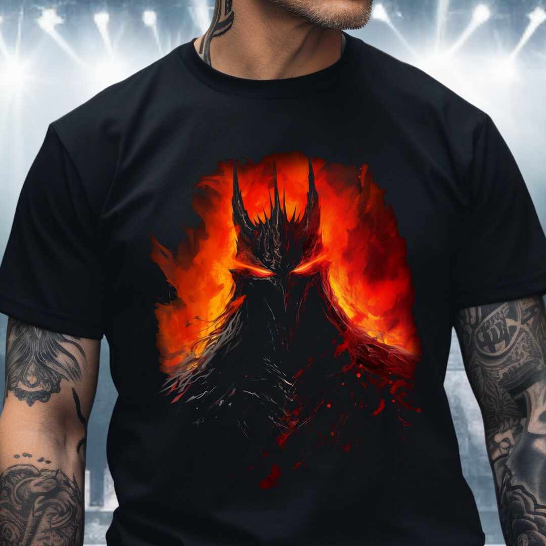 Tolkein Mordor Sauron Shirt, Lord of the Rings Lotr Fantasy JRR Tolkein ...