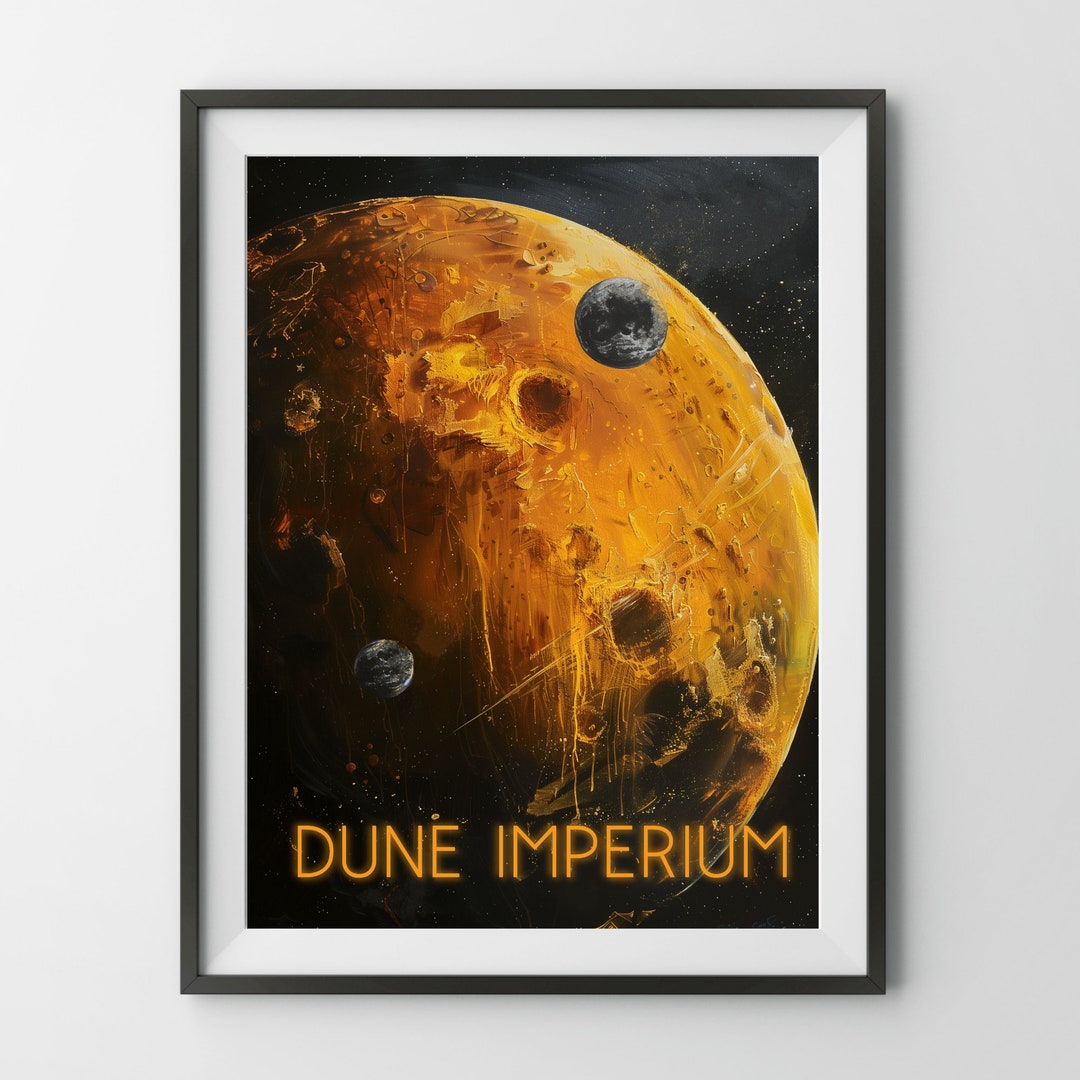 Dune Imperium Board Game Poster, Science Fiction Scifi Frank Herbert ...