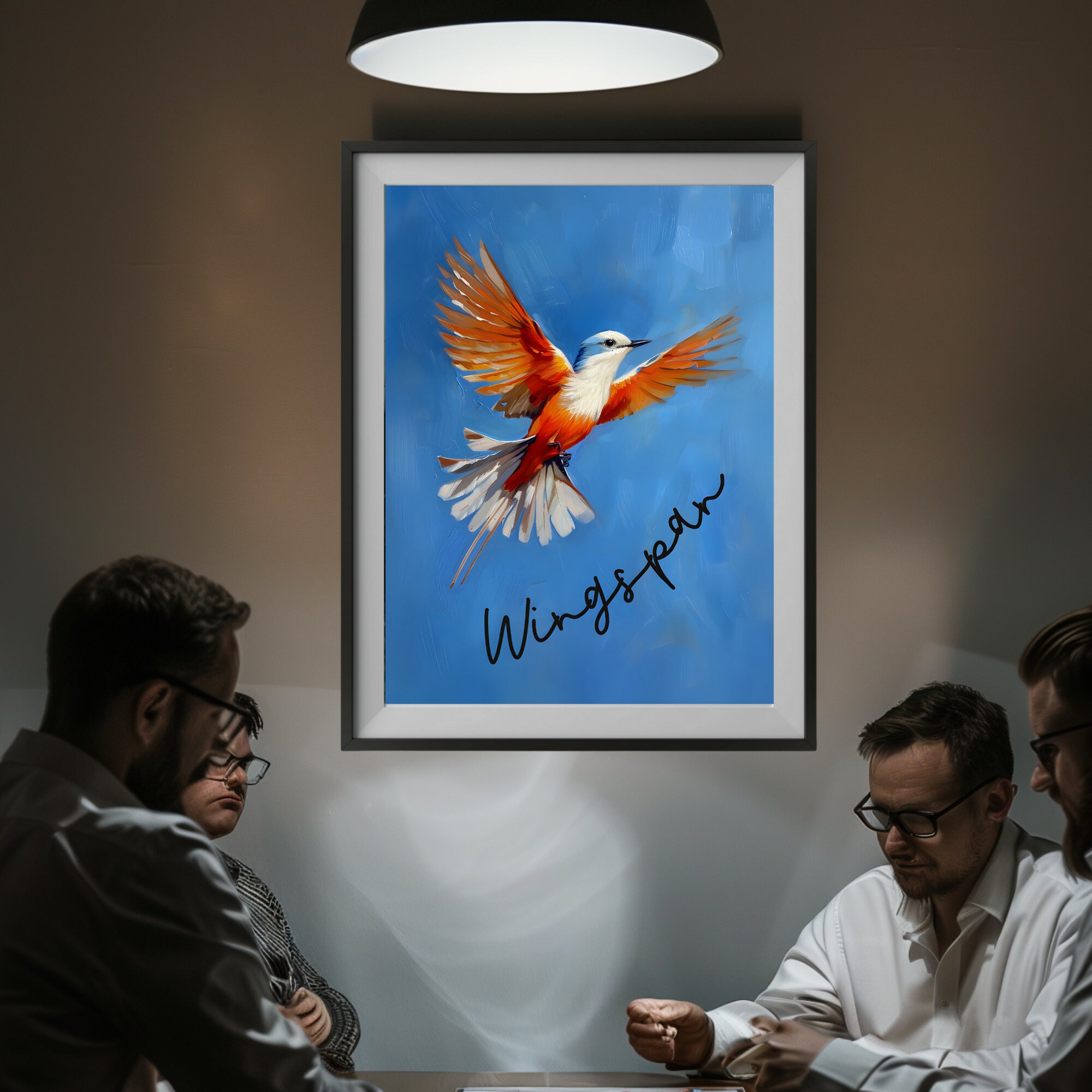 Wingspan Board Game Poster, Birds Feeder Cards Painting Strategy Game ...