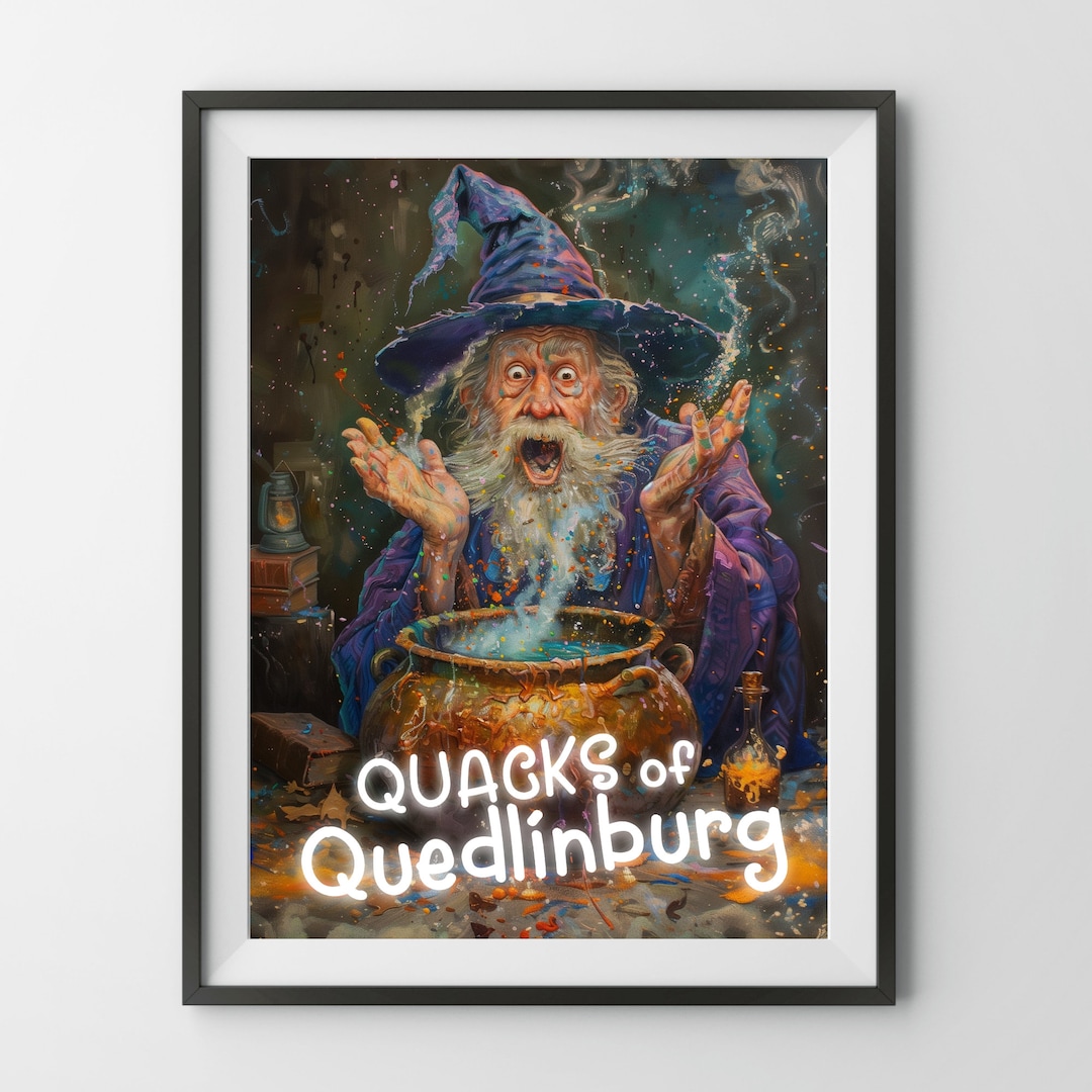 Quacks of Quedlinburg Board Poster, Magic Potion Fun Family Board Game ...
