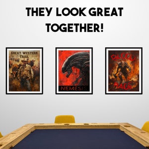 Nemesis Board Game Poster, Aliens Xenomorph Scifi Lockdown Ripley ...