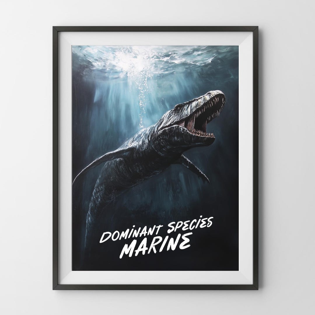 Dominant Species Marine Board Game Poster, Extinction Evolution Ocean ...