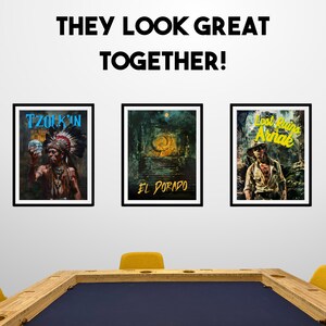 Lost Ruins of Arnak Board Game Poster, Adventure Indiana Jones Painting ...
