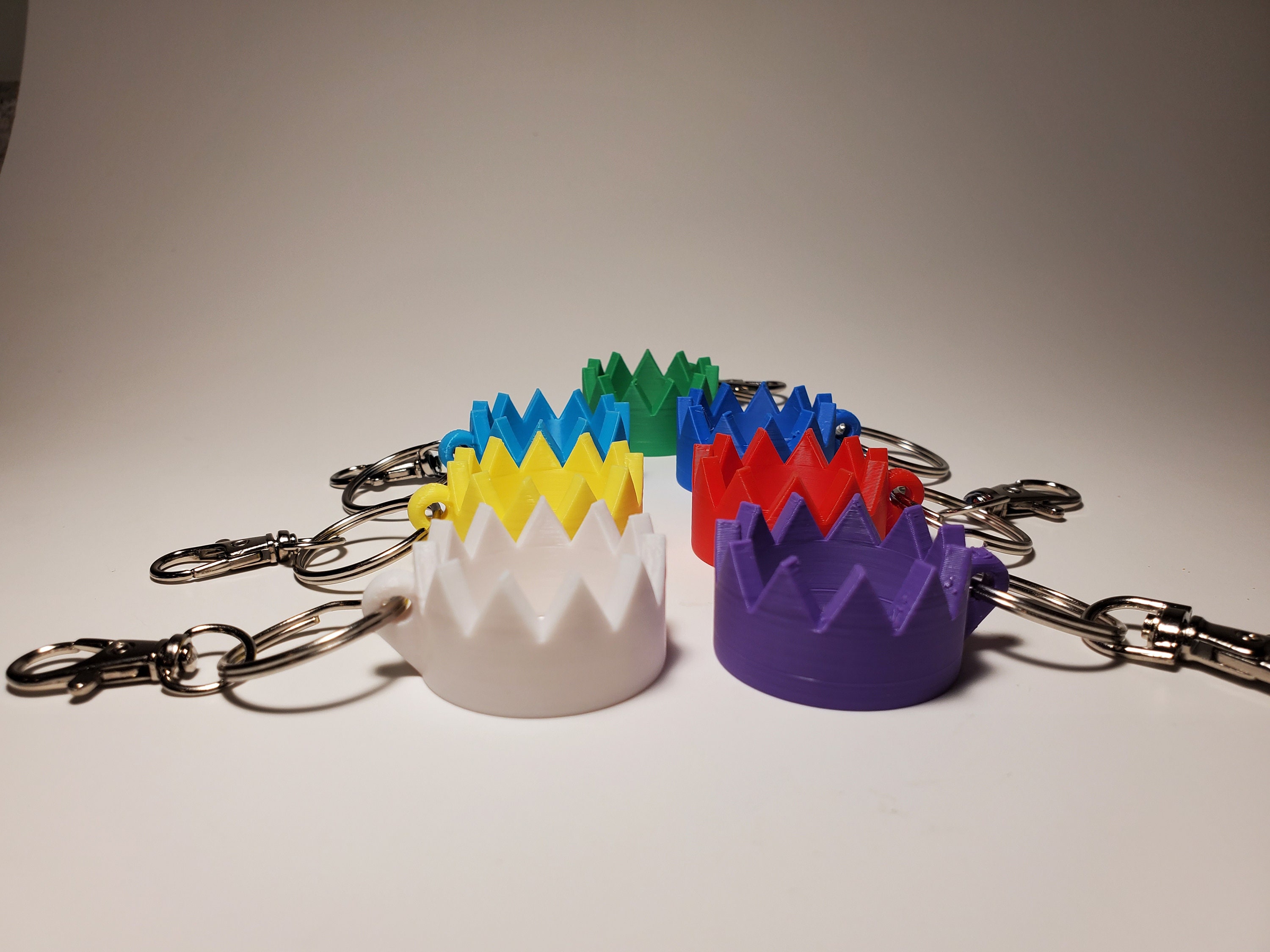 3D Printed Mini Old School Runescape OSRS Party Hat Keychain Nostalgic ...