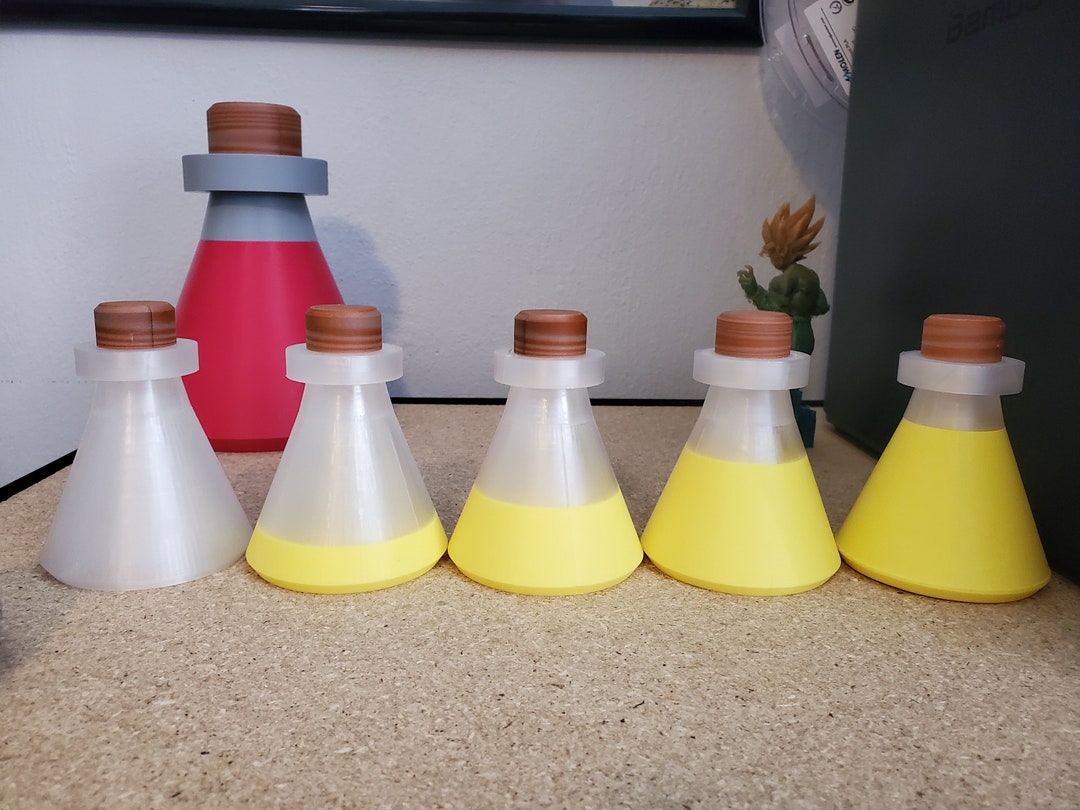 3D Printed Doses Runescape/osrs/fantasy Potion Storage/stash - Etsy UK