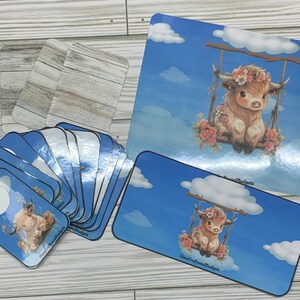 Highland Cow Scratch off Cards - Etsy