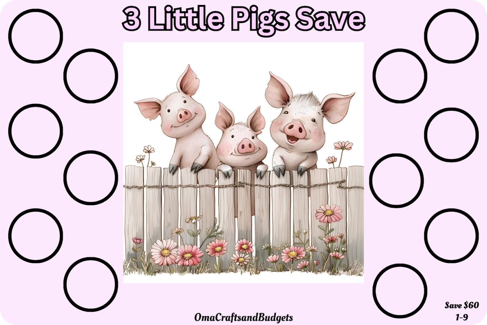 3 Little Pigs Save - Etsy