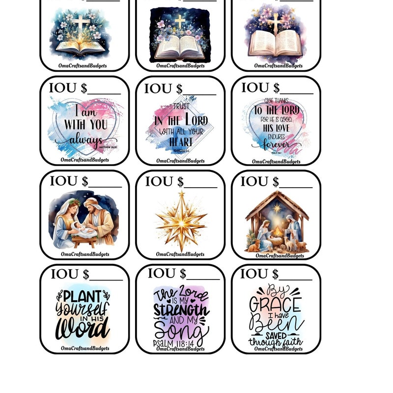 I.o.u Template - Etsy
