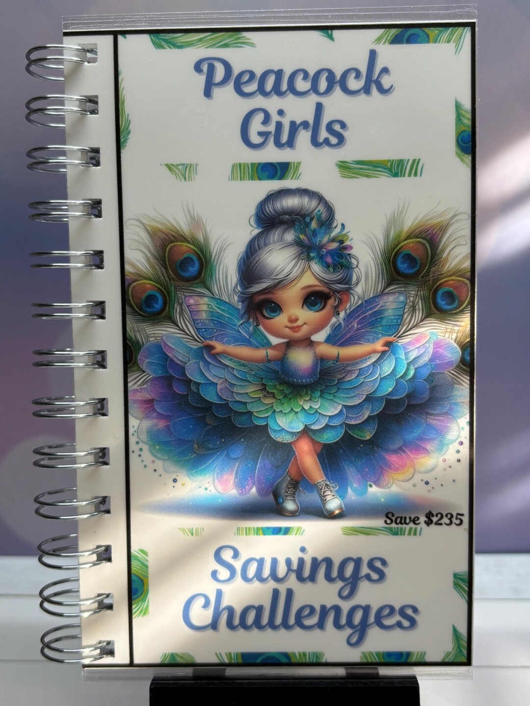 Peacock Girls Savings Challenge Book - Etsy