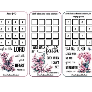 Faith Mini Savings Challenges With a Twist - Etsy