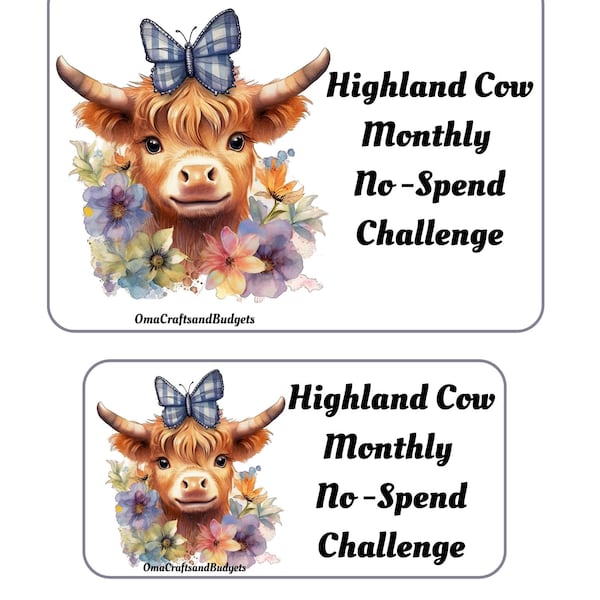 Highland Cow Monthly Calendar - Etsy