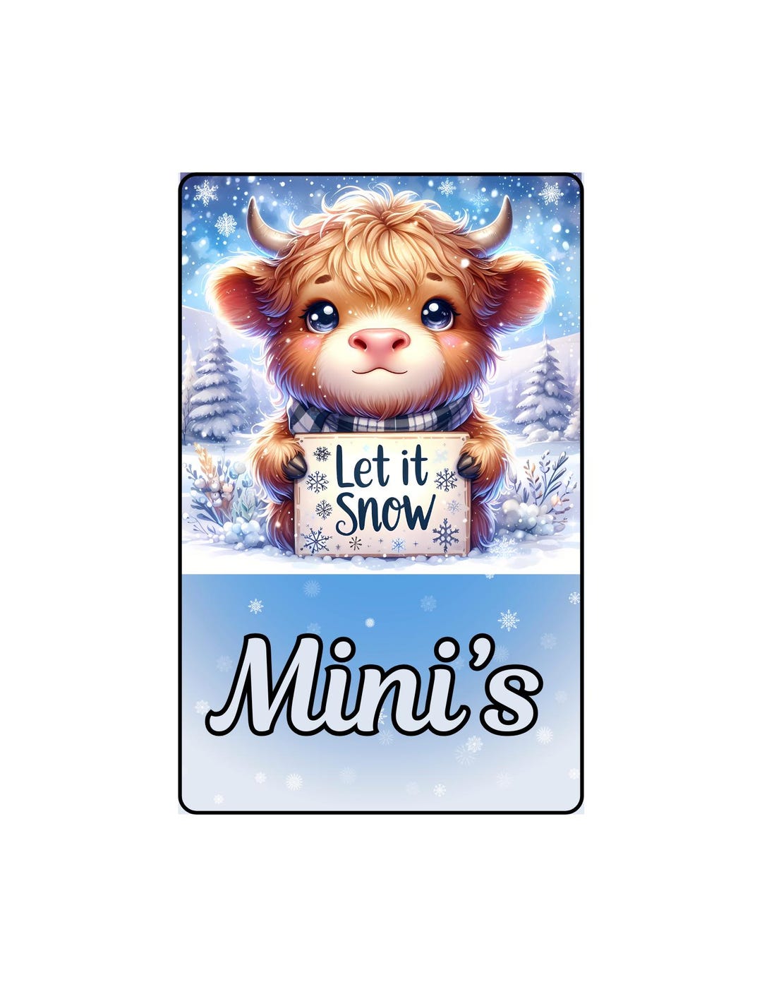 Highland Cow Monday Mini's Winter Edition - Etsy