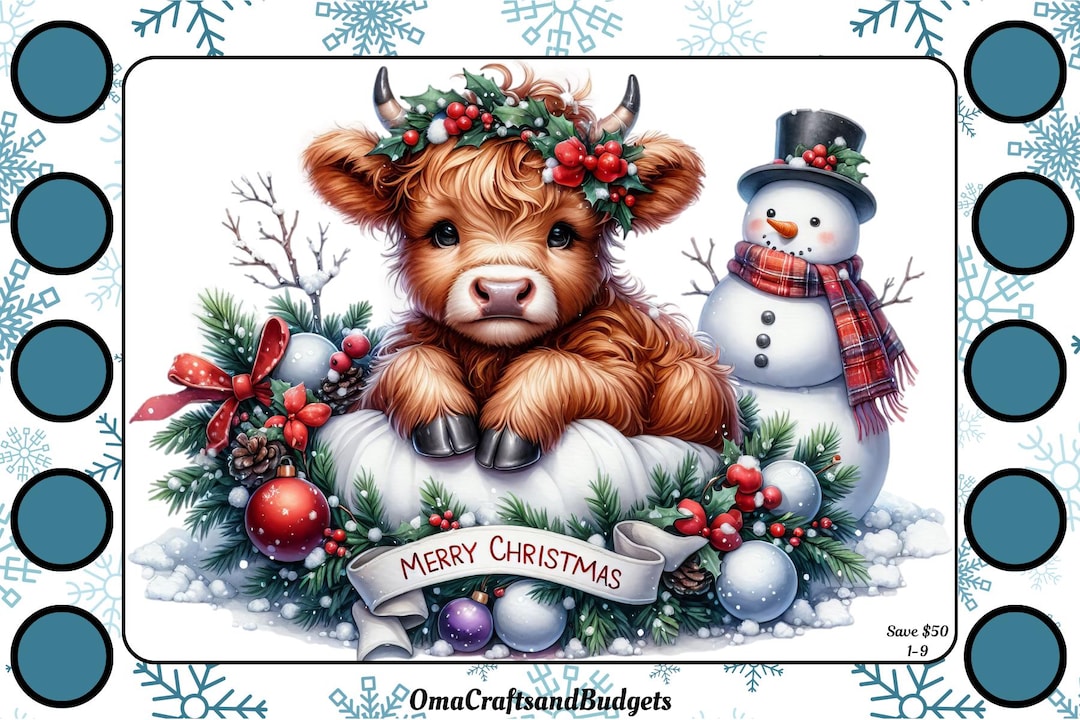 Highland Cow Snowman Christmas - Etsy