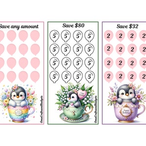 Penguin Happy Birthday Mini Challenges Printable - Etsy