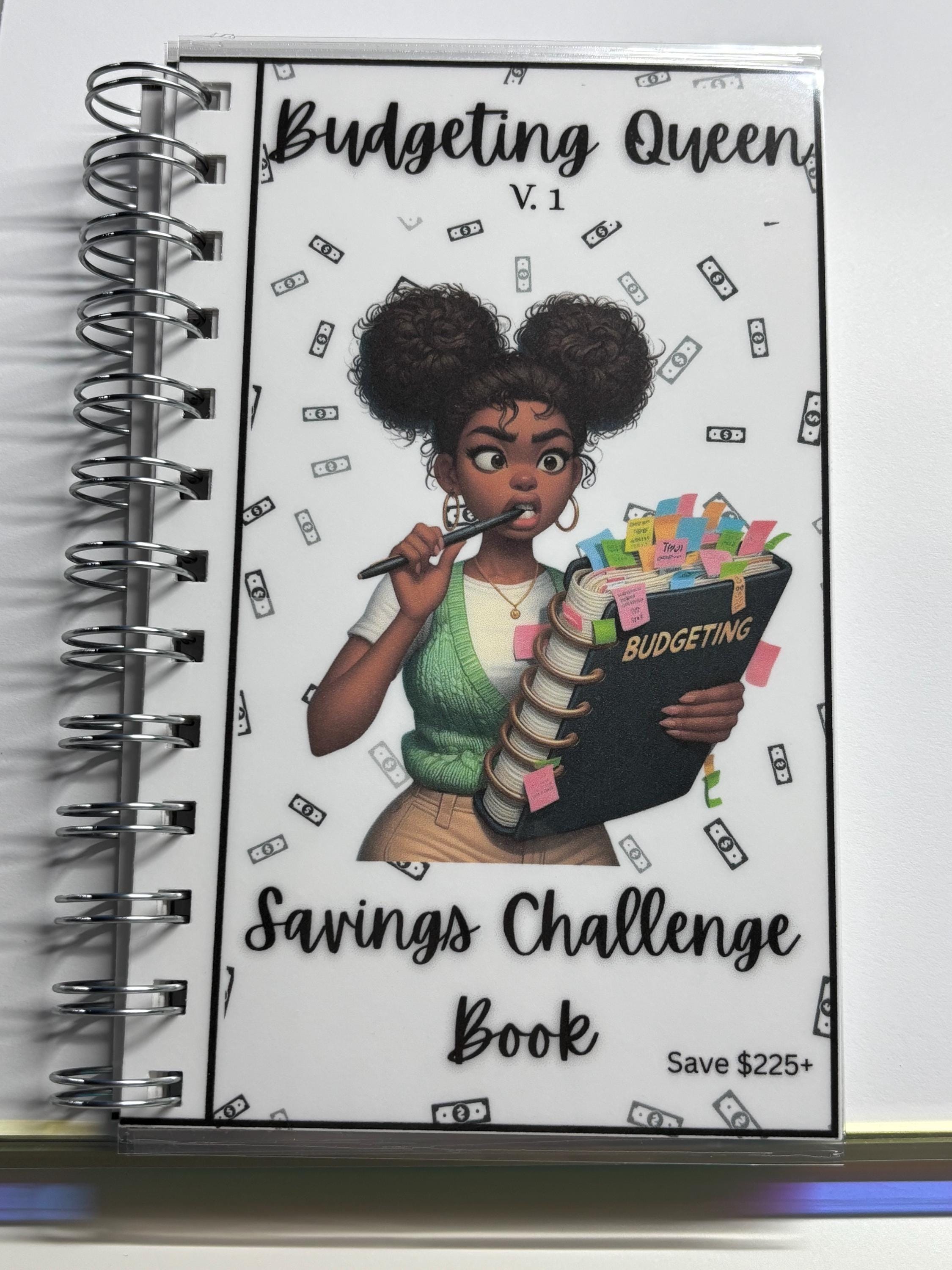 Budgeting Queen Savings Challenge Book - Etsy