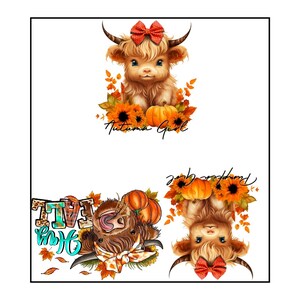 Highland Cow Hay Fall Mini Savings Challenges - Etsy