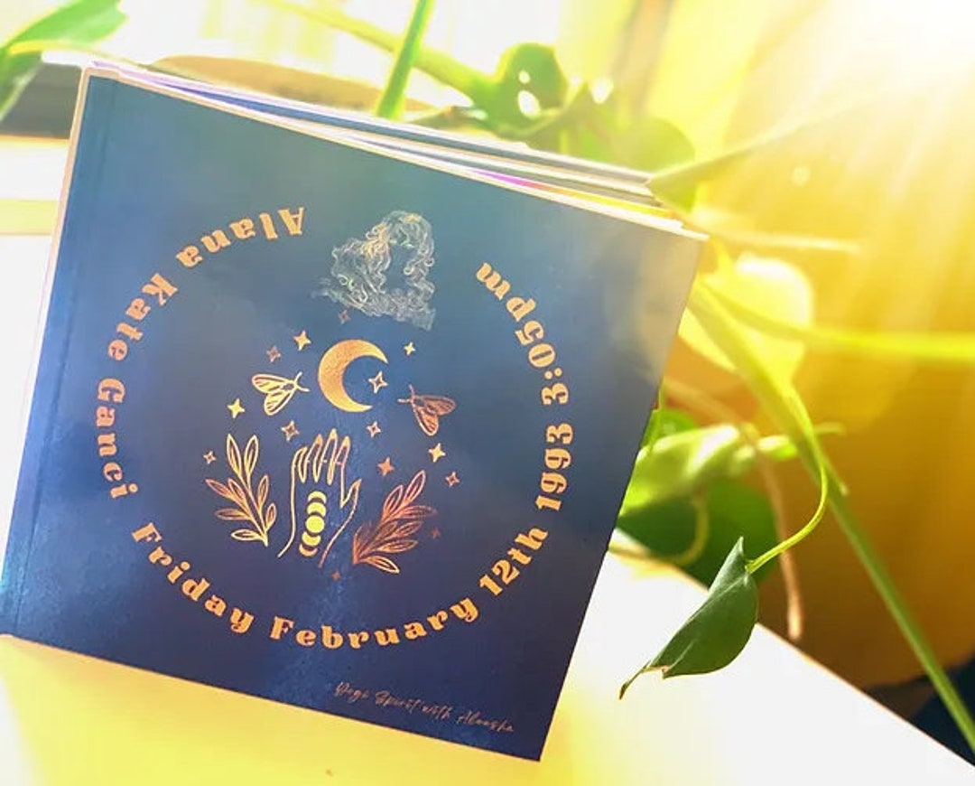 Custom-made Birth Chart Book - Etsy