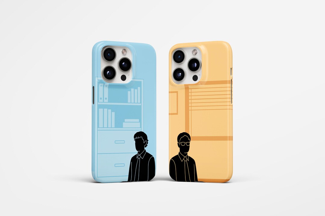 Minimalist Dwight Schrute & Jim Halpert Phone Case – the Office ...