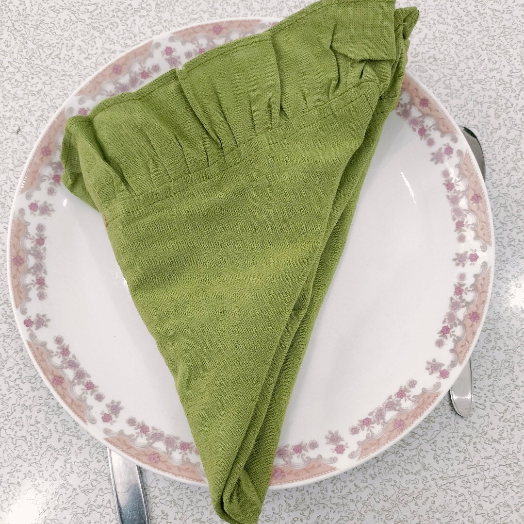 Linen Wedding Dinner Cocktail Boho Napkins for Bulk/ Washed Soft Linen ...