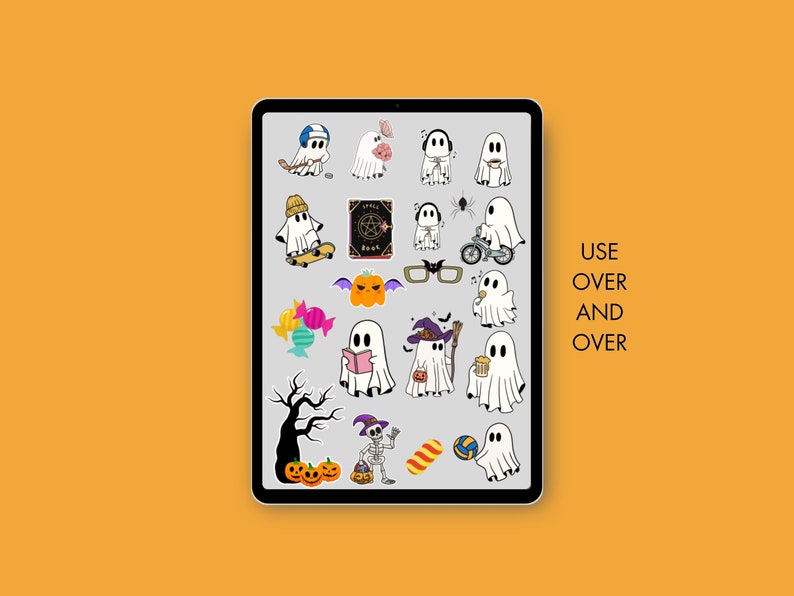 100 Halloween Digital Stickers for Goodnotes Onenote - Etsy