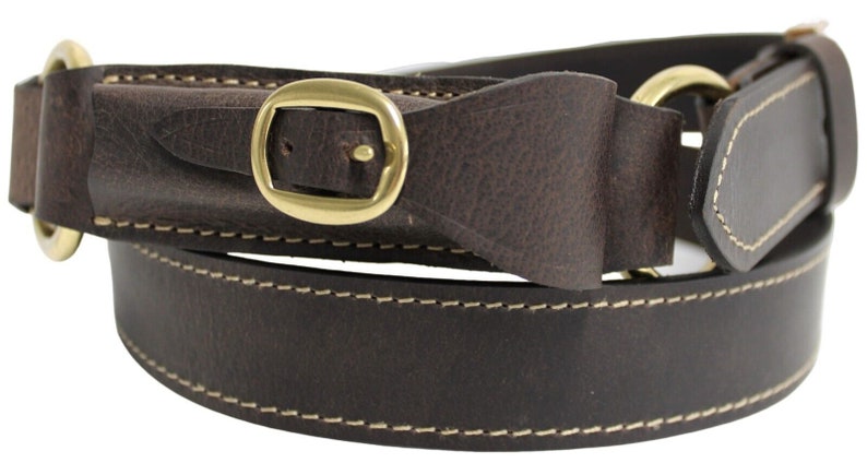 Quality Double Ring Leather Hobble Belt With Knife Pouch. Colour ...