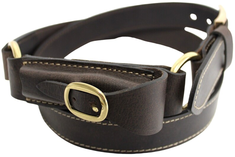Quality Double Ring Leather Hobble Belt With Knife Pouch. Colour ...