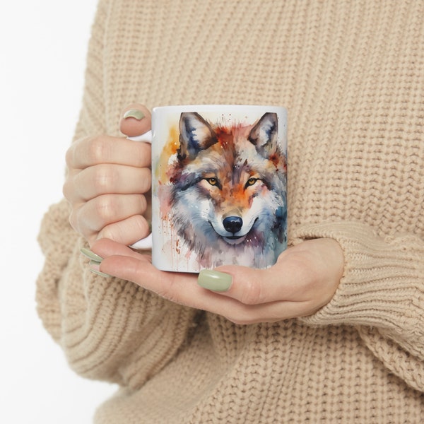 Wolf Coffee Mug - Etsy