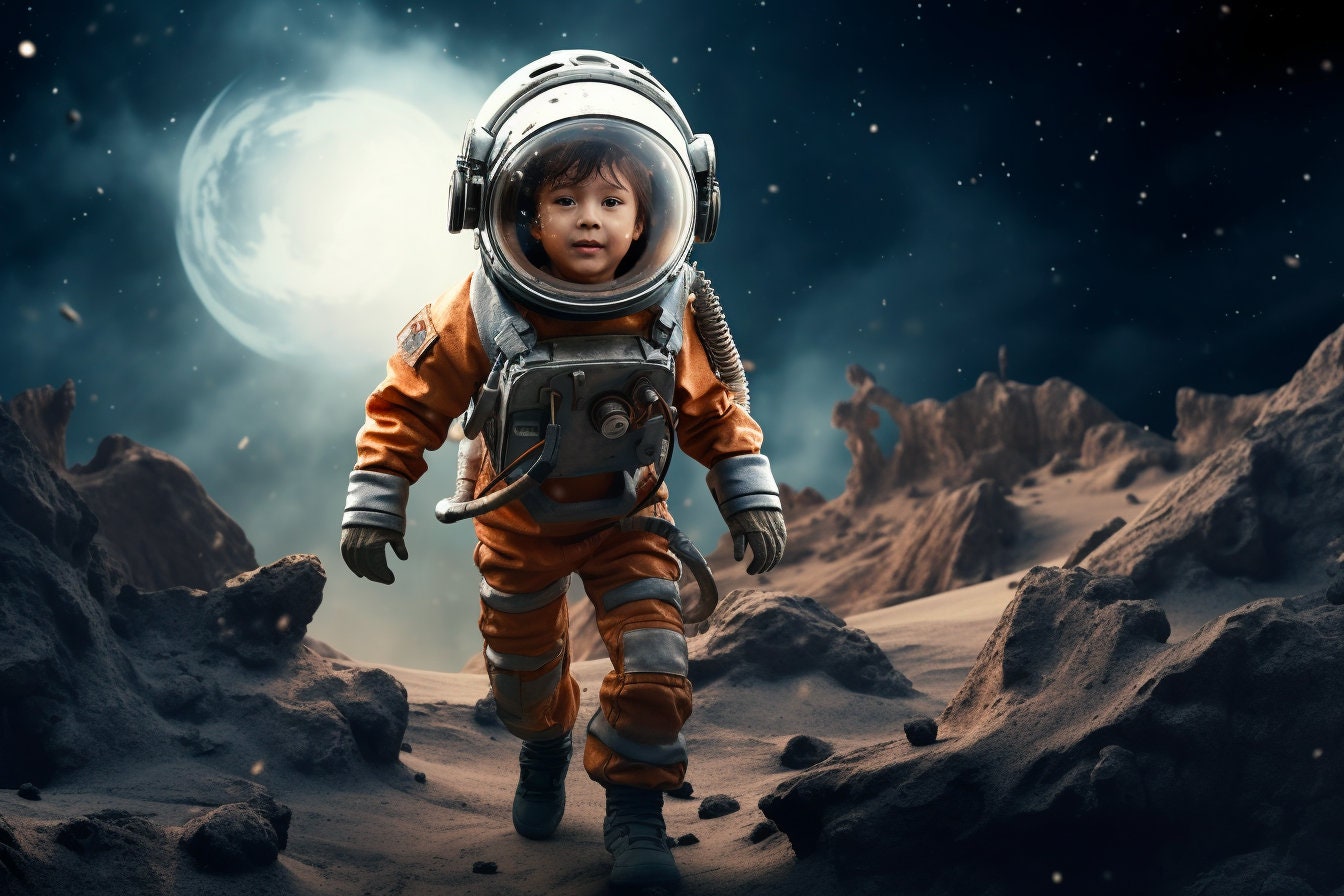Astronaut Digital Backdrop, Space Suit Photoshop, Spaceman Composite ...