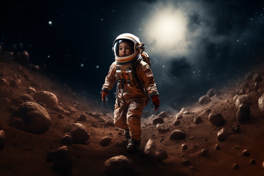Astronaut Digital Backdrop, Space Suit Photoshop, Spaceman Composite ...