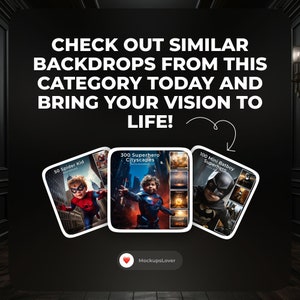 10 Superhero Digital Backdrops/overlays Superhero Portraits Photoshop ...