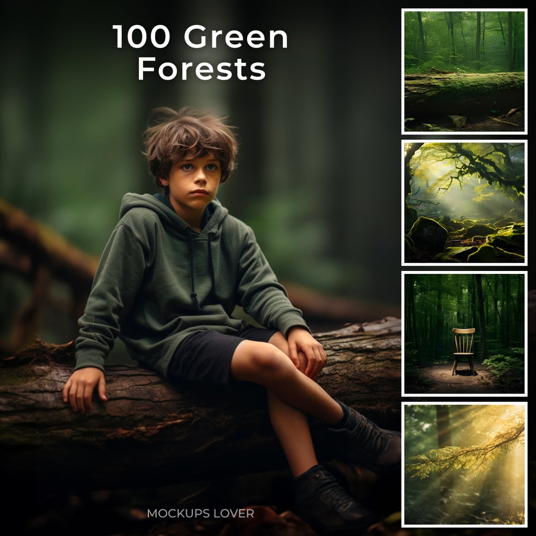 100 Deep Forest Digital Background for Creative Composite Images ...