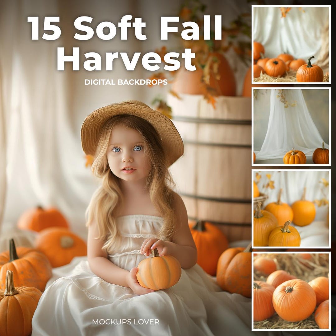 Fall Rustic Studio Digital Background, Photography Digital Backdrops ...