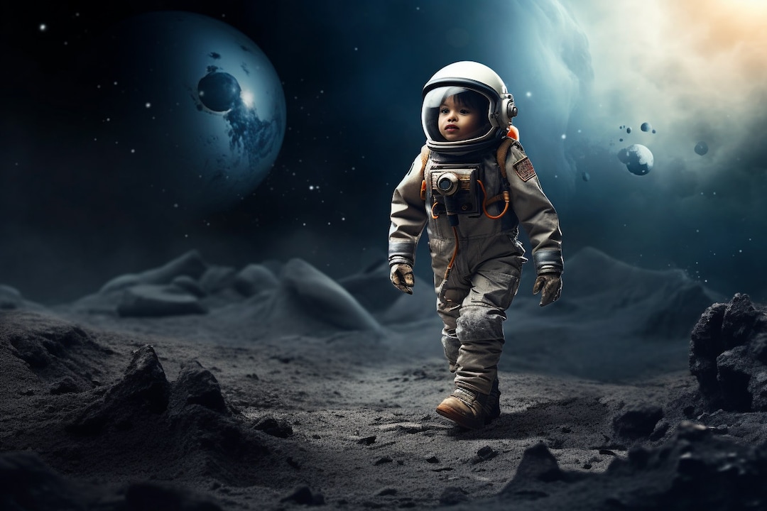 Astronaut Digital Backdrop, Space Suit Photoshop, Spaceman Composite ...