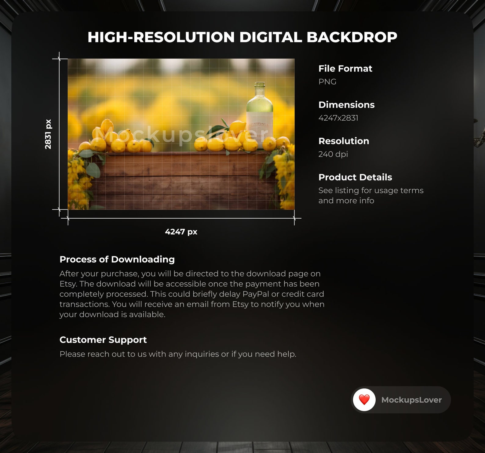 Lemonade Stand Digital Background, Summer Lemons, Photoshop Overlays, Kids Portrait Backdrops ...