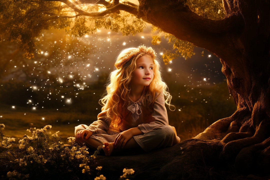Woodland Fairy Digital Backdrop, Fairy Forest, Photoshop Digital ...