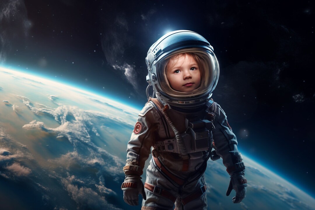 Astronaut Digital Overlay, Space Suit Photoshop Template, Spaceman ...