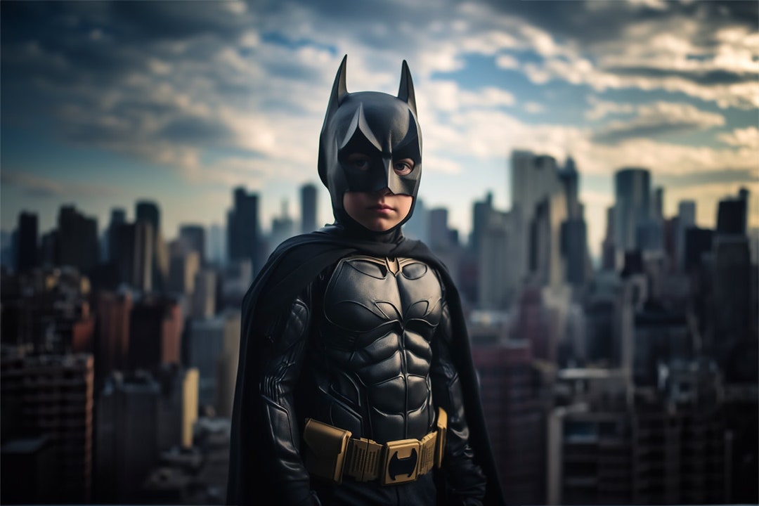 Batboy Digital Overlay, Photoshop Overlay, Mini Superhero Backdrop ...
