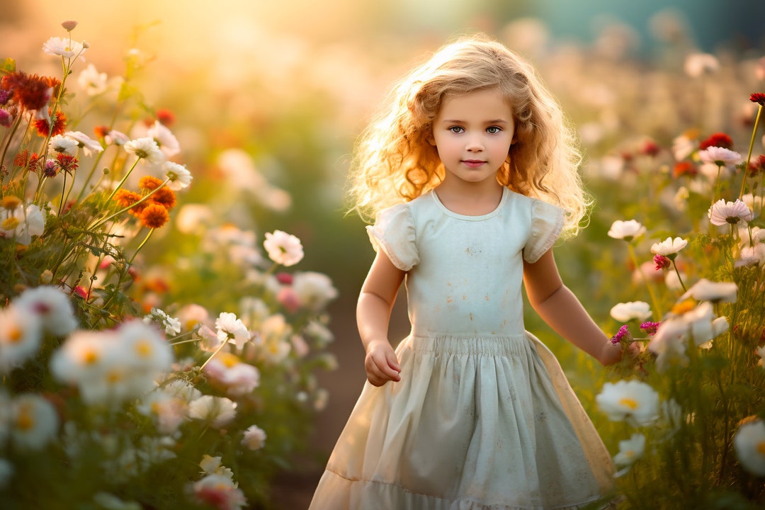 Flower Glade Photoshop Overlays, Flowering Field Photo Overlays ...