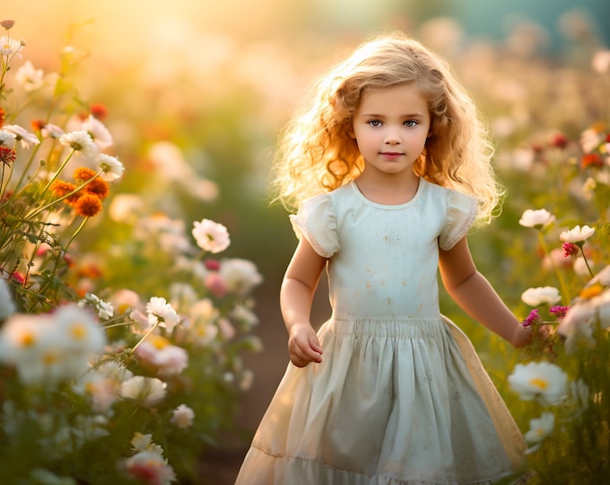 Flower Glade Photoshop Overlays, Flowering Field Photo Overlays, Flowers Overlays, Foreground ...