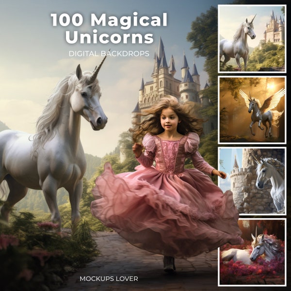 Unicorn Backdrop - Etsy