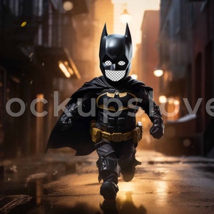 Batboy Digital Overlay, Photoshop Overlay, Mini Superhero Backdrop ...