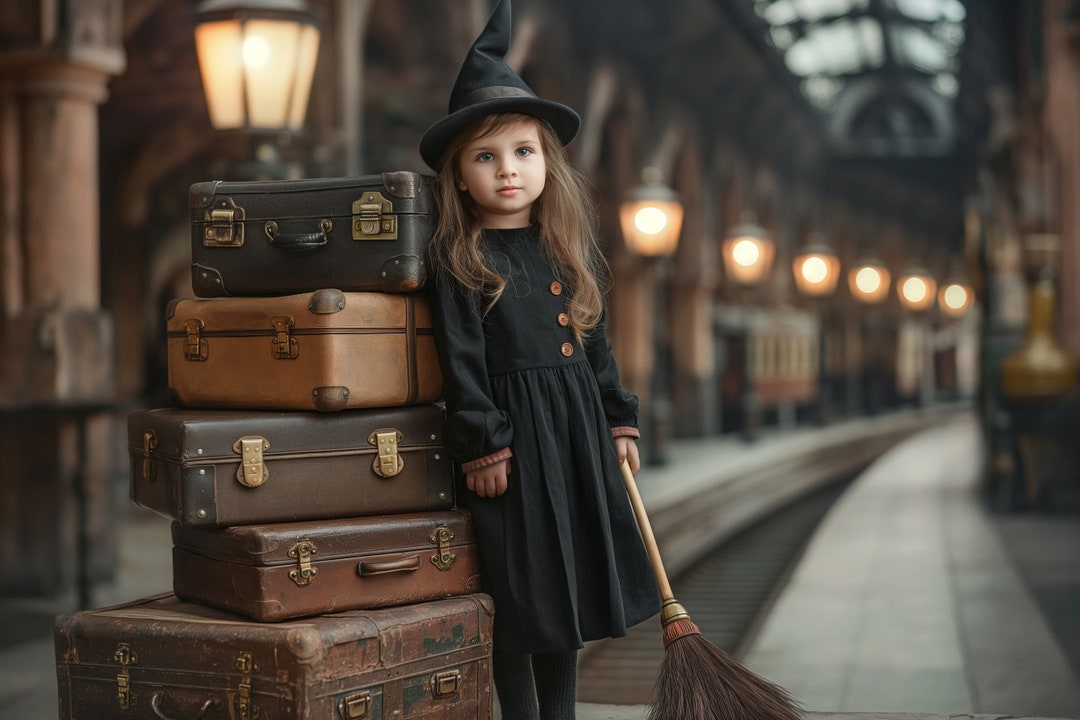 Magical Wizard Train Station, Platform, Photoshop Creative Composite ...