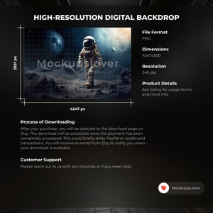 Astronaut Digital Backdrop, Space Suit Photoshop, Spaceman Composite ...